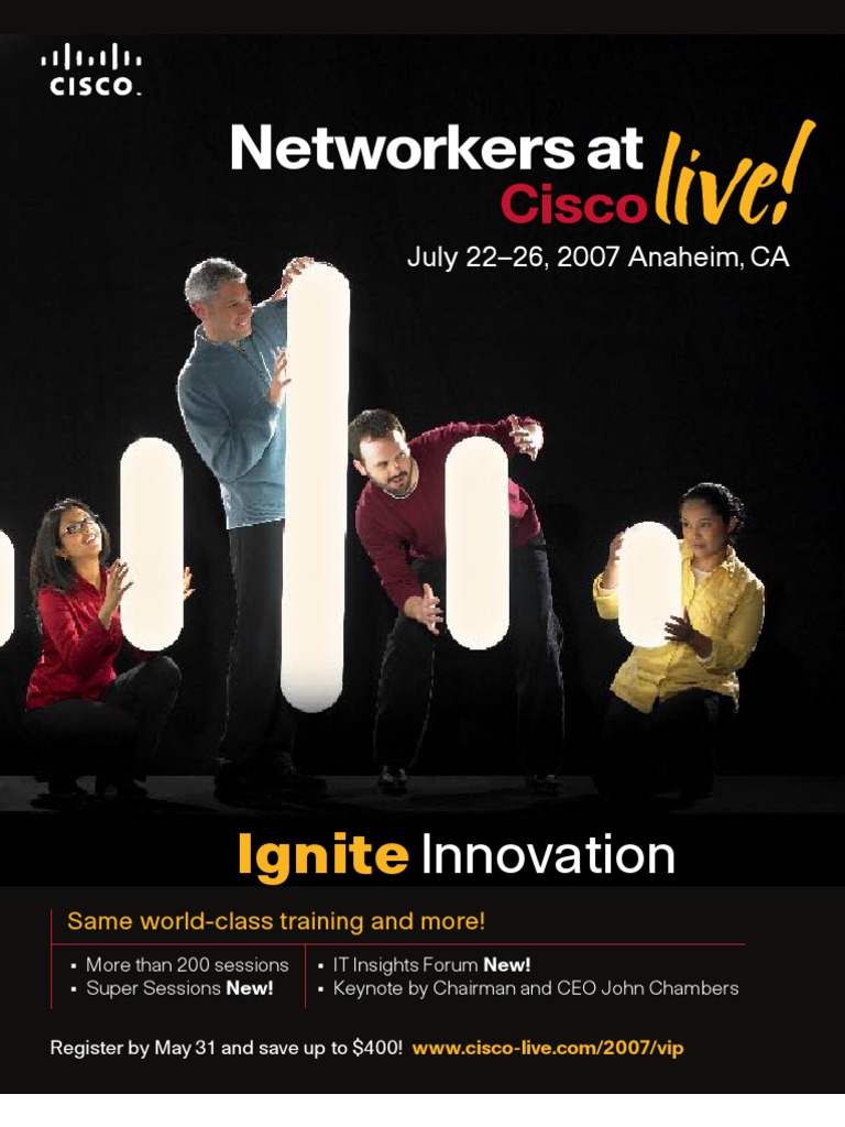 Ciscolive Brochure | PDF | Cisco Certifications | Computer Network