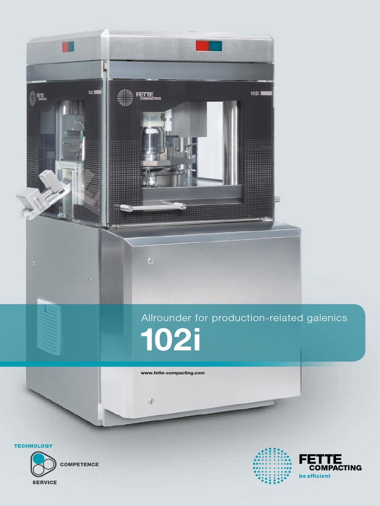 Manual Fette | PDF | Tablet (Pharmacy) | Calibration