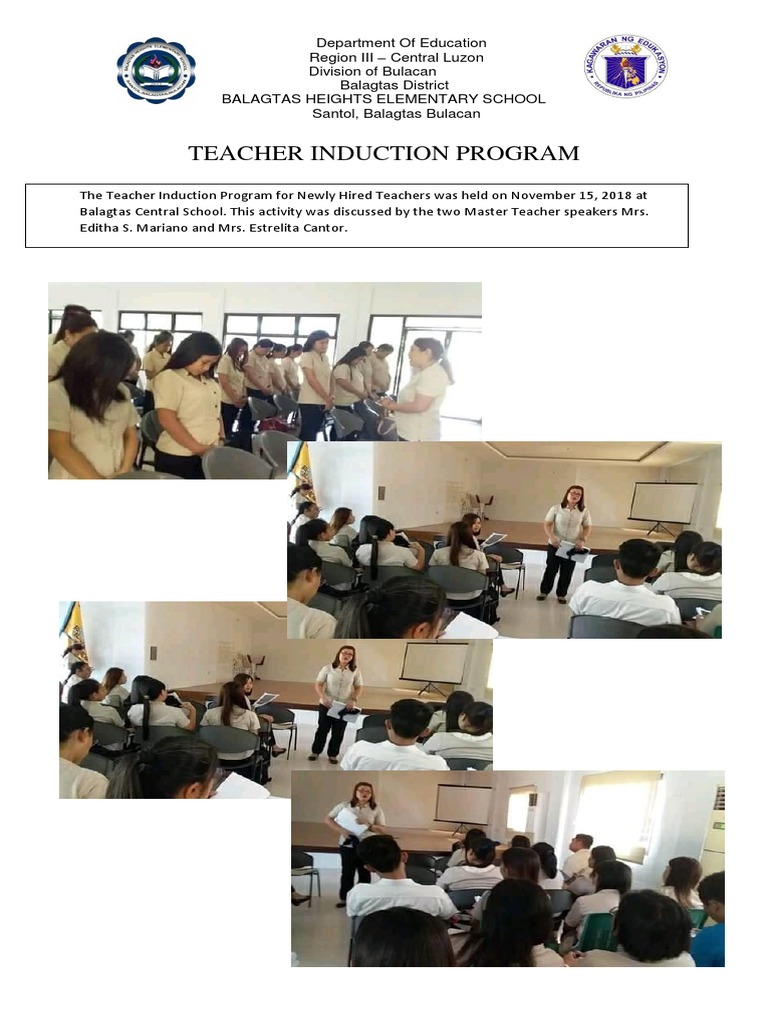 Teacher Induction Program | PDF