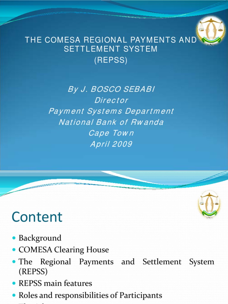 John Sebabi Bosco REPSS | PDF | Payments | Central Banks