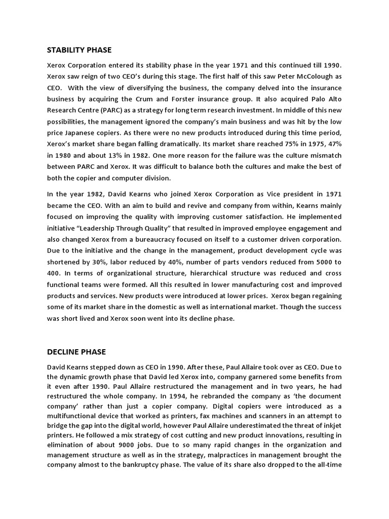 OB Xerox | PDF | Business | Economies