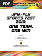Sportsfest Program | PDF | Team Sports | Entertainment