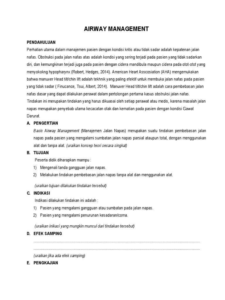 Airway Management | PDF