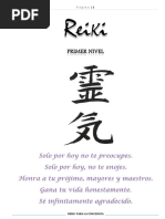 Tabla Simbolos Reiki PDF | PDF | Reiki | Las emociones