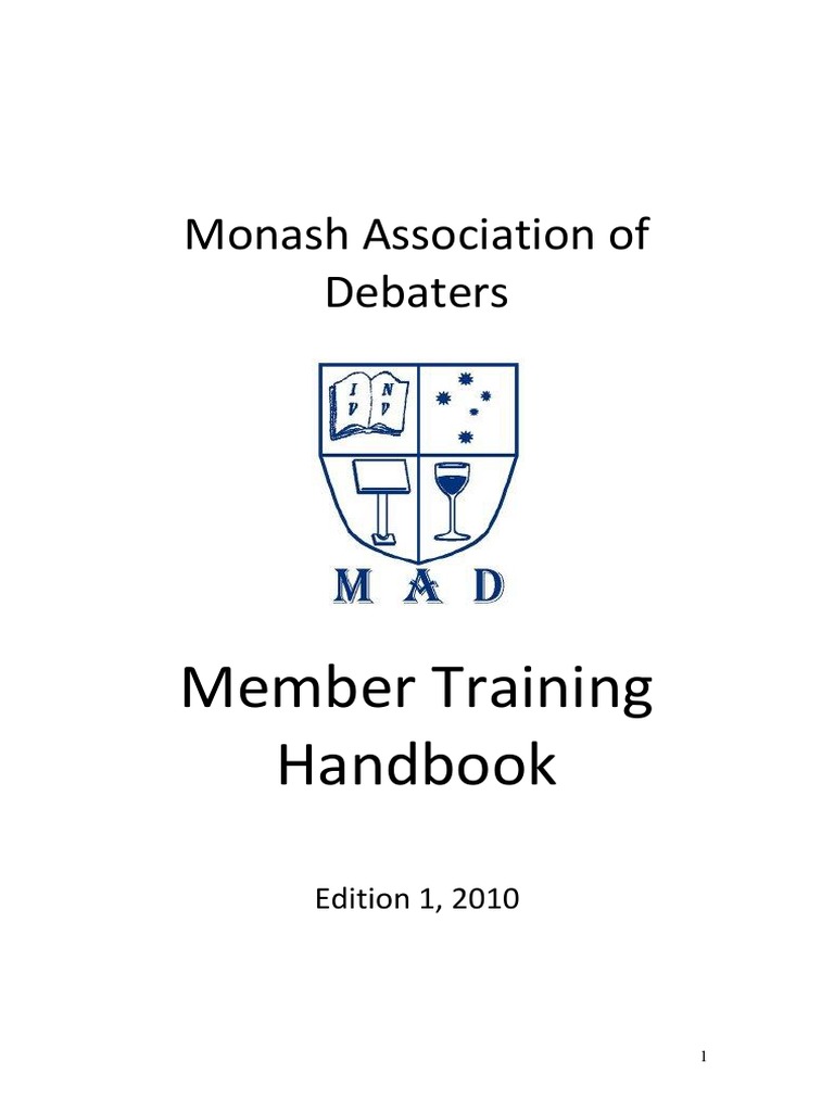 MAD Training Handbook 2010 PDF | PDF | Argument | Body Language