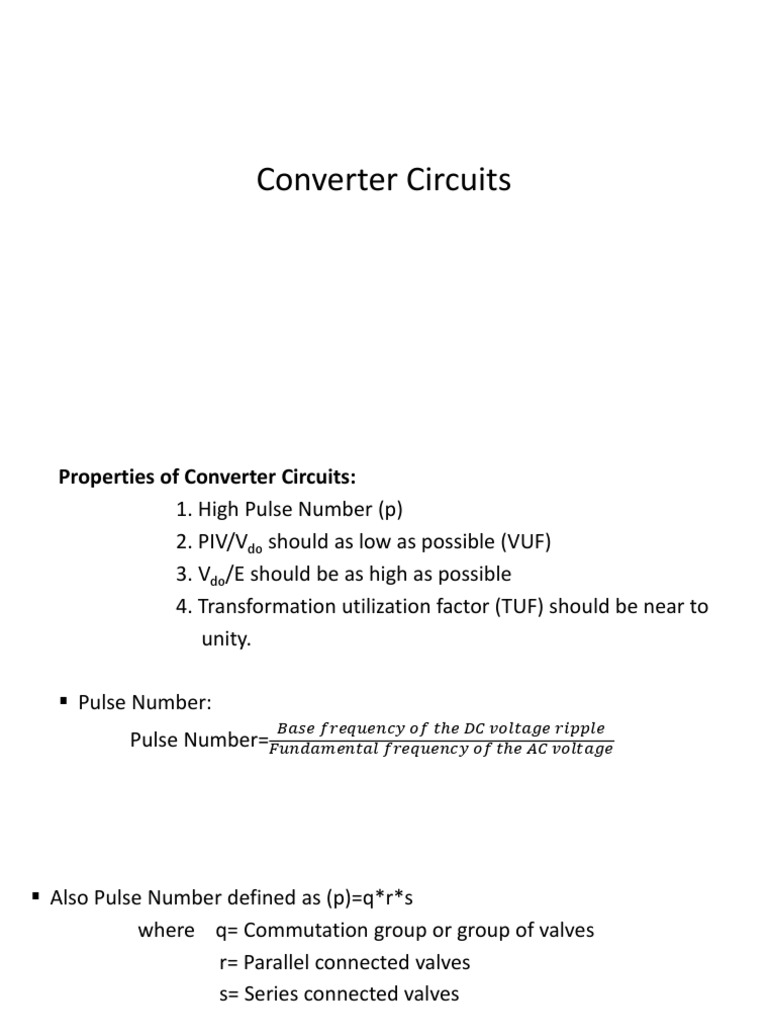 Converter Circuit | PDF