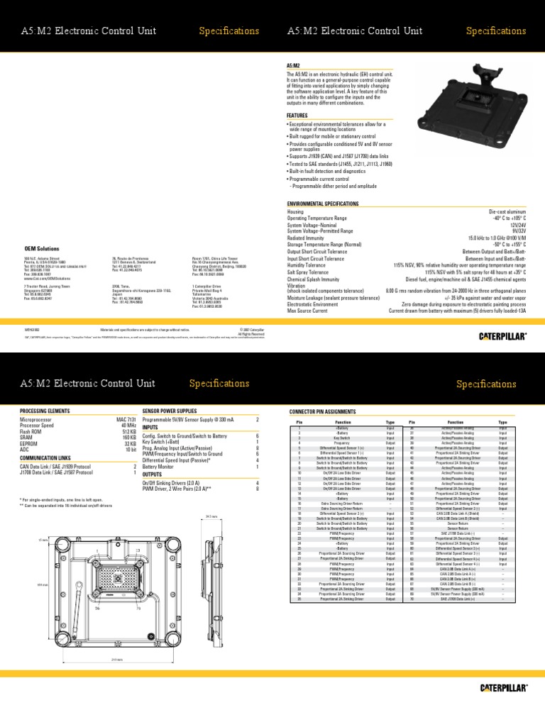 A5:M2 Electronic Control Unit A5:M2 Electronic Control Unit ...