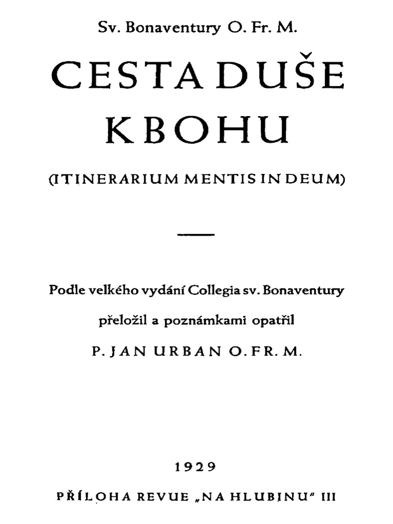 Cesta Duše K Bohu | PDF