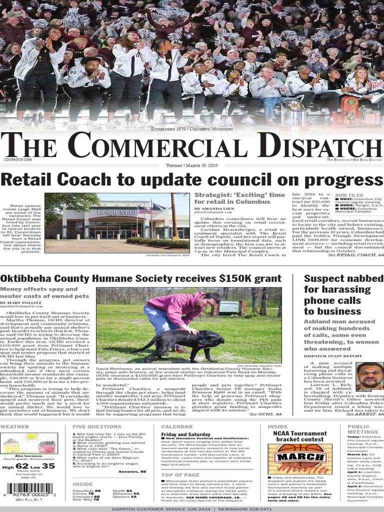 Commercial Dispatch Eedition 3-19-19 | PDF | United States Postal Service