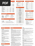Pathfinder 2e cheat sheet | PDF