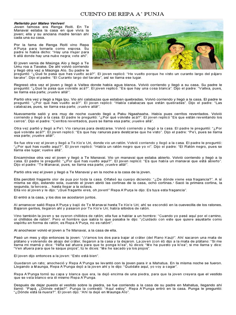 Cuento Rapa Nui | PDF