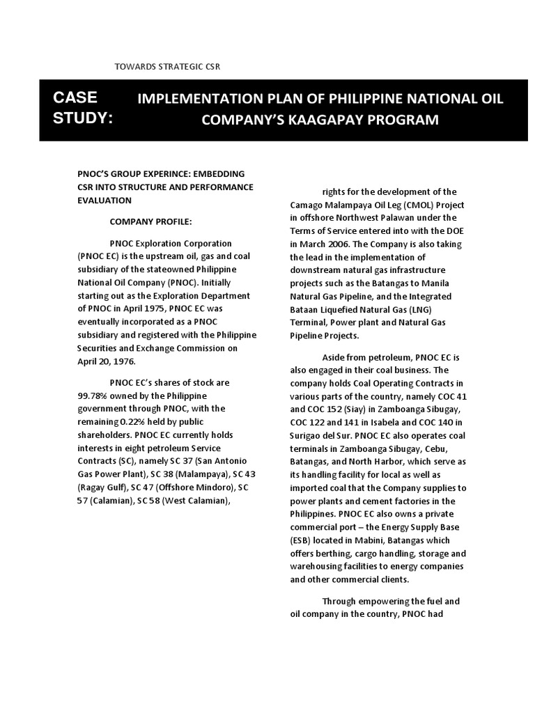 Case Study CSR | PDF | Corporate Social Responsibility | Economies