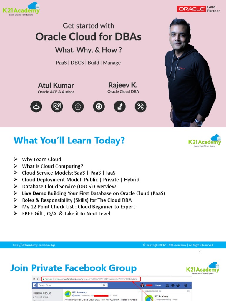 Oracle Cloud 4 DBAs What Why How Ed3 PDF | PDF | Cloud Computing | Oracle Database