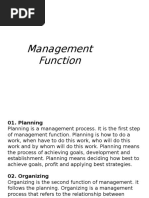 7 Functions of Management | PDF | Goal | Human Resources