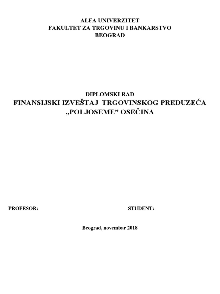Diplomski Rad | PDF