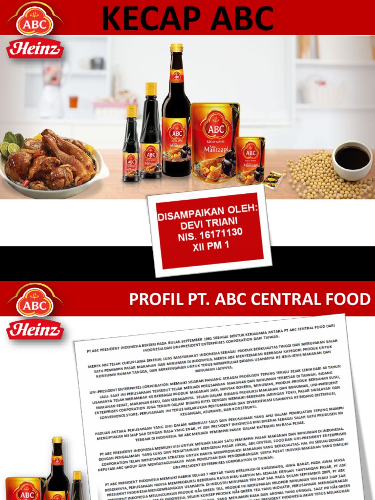 Powerpoint Kecap ABC Devi Triani | PDF