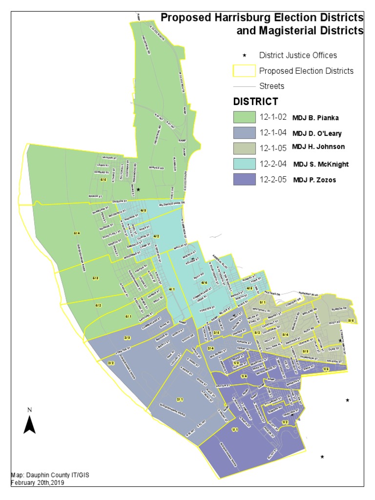 Proposed Harrisburg Election Districts | PDF