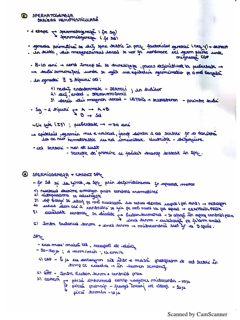 Embriologie Subiecte PDF | PDF