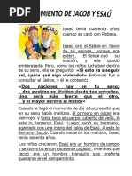 Ficha El Sacrificio de Isaac-2° Maestra Janet | PDF | Abrahán | Sarah