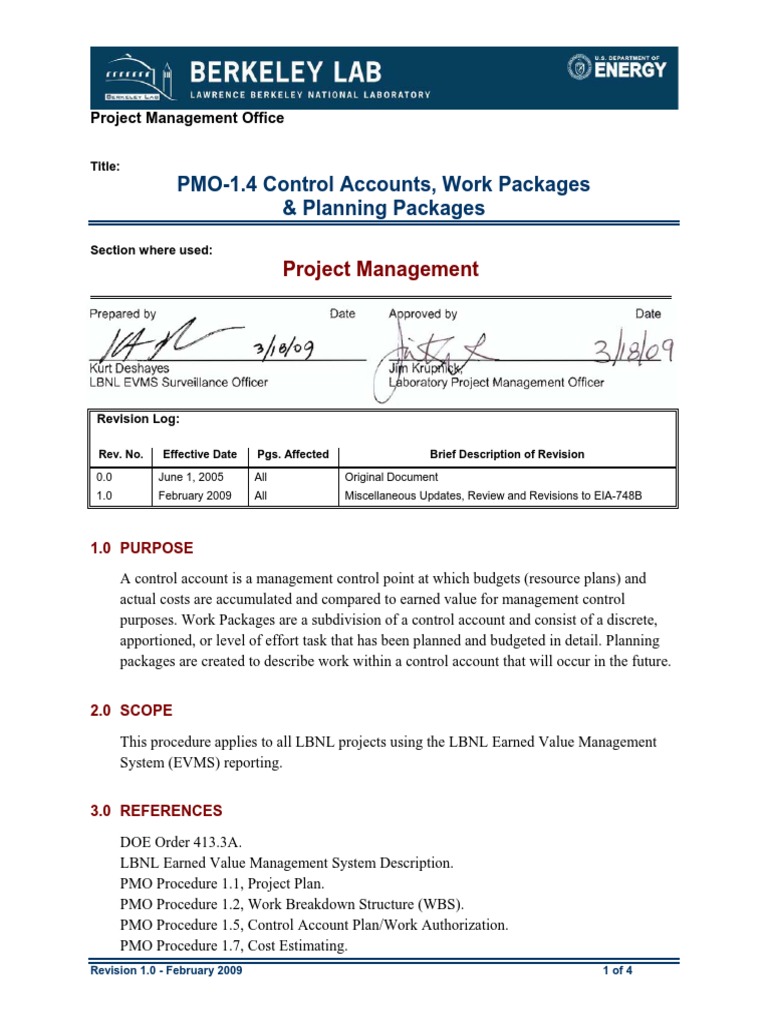 Control Accounts in Project Management | PDF | Business