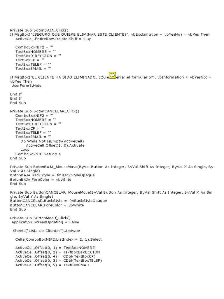 Visual Basic Userform 8 PDF | PDF | Computer Programming | Teaching ...