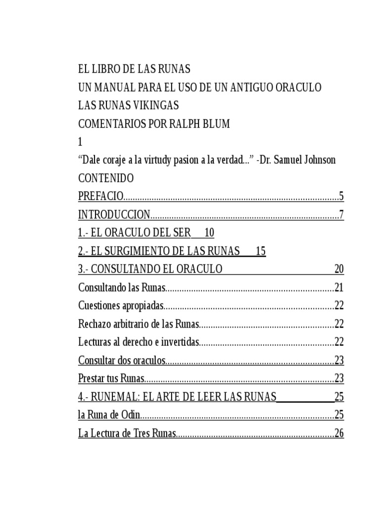 El Libro de Las Runas | PDF | Runas | Odin