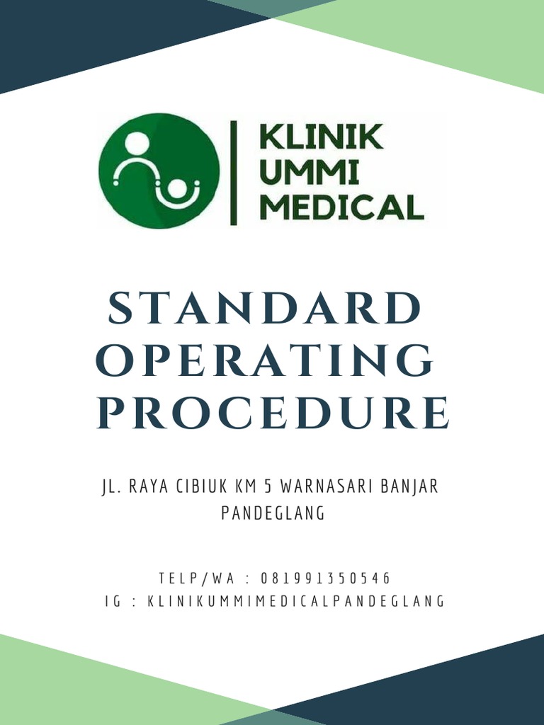 Standard Operating Procedure | PDF