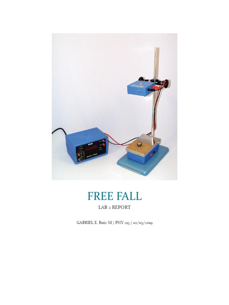 Free Fall: Lab 2 Report | PDF