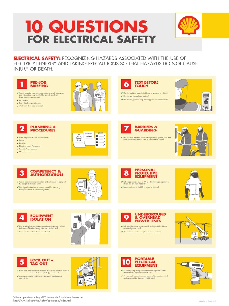 Electrical Safety Guidelines and Hazards | PDF | Personal Protective ...
