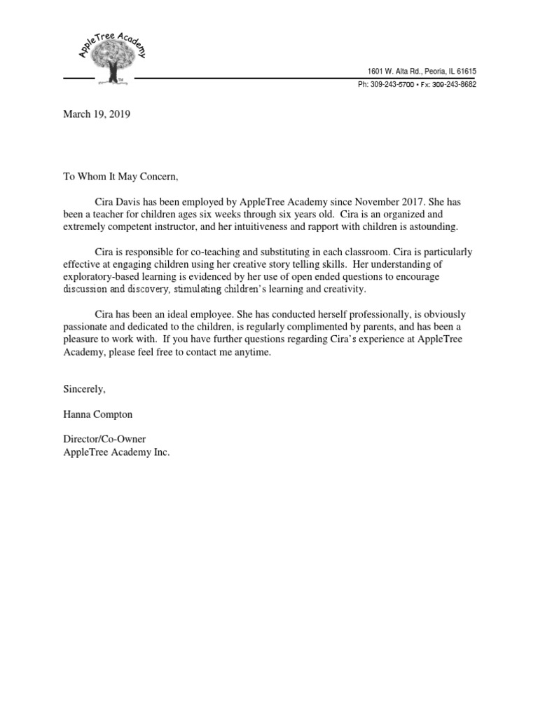 Ata Rec Letter | PDF