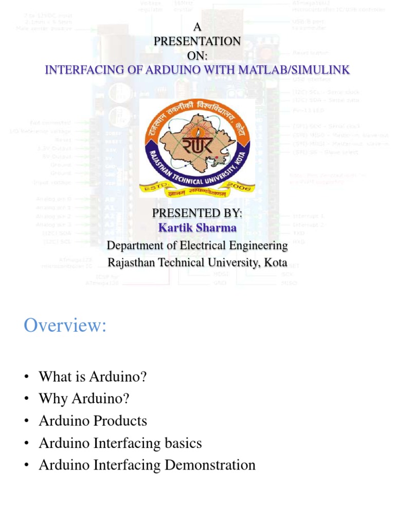 Interfacing of Arduino With Matlab/Simulink: A Presentation ON | PDF | Arduino | Electrical ...