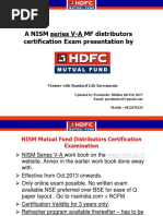 Nism 5 A - Last Day Mock Test 1 | PDF | Mutual Funds | Interest Rates