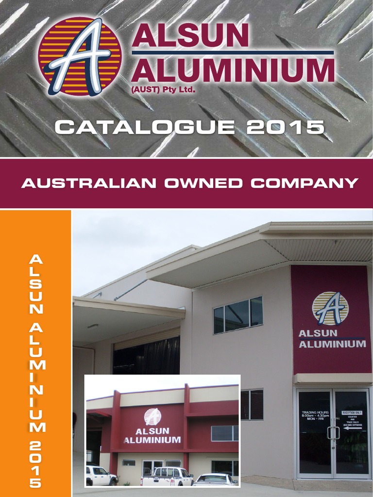 Alsun Aluminium Catalogue PDF | PDF | Sheet Metal | Extrusion