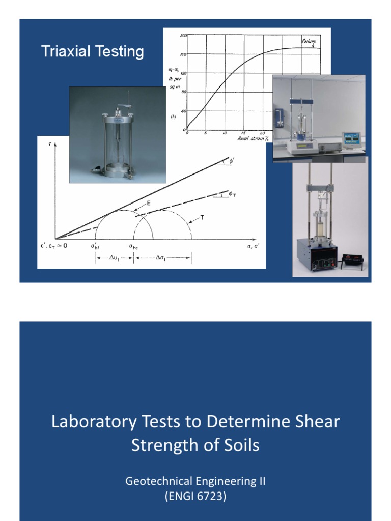 Triaxial Testing | PDF | Geotechnical Engineering | Physics