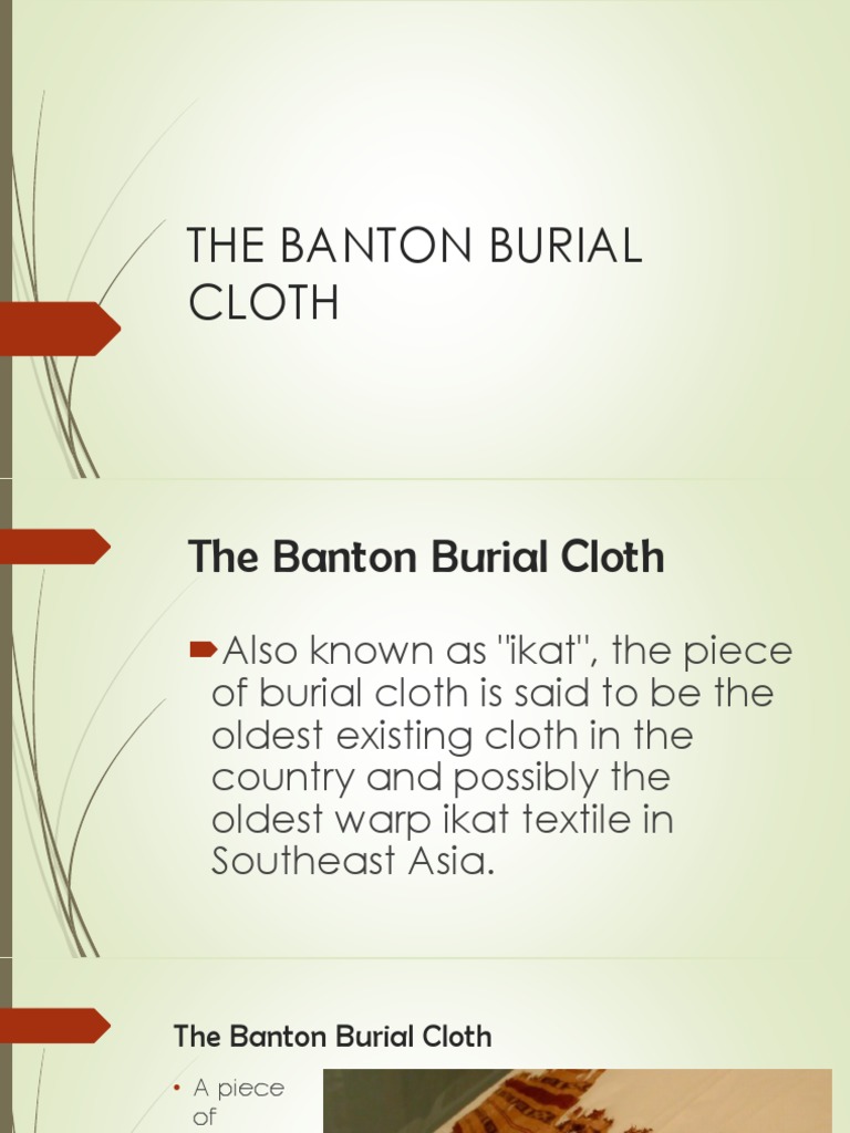 The Banton Burial Cloth | PDF