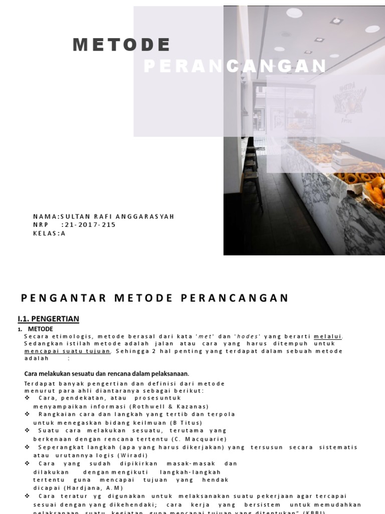 Metode dan Proses Perancangan Desain | PDF