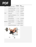 Power Lifting Matrix | PDF | Weight Training | Strength Training