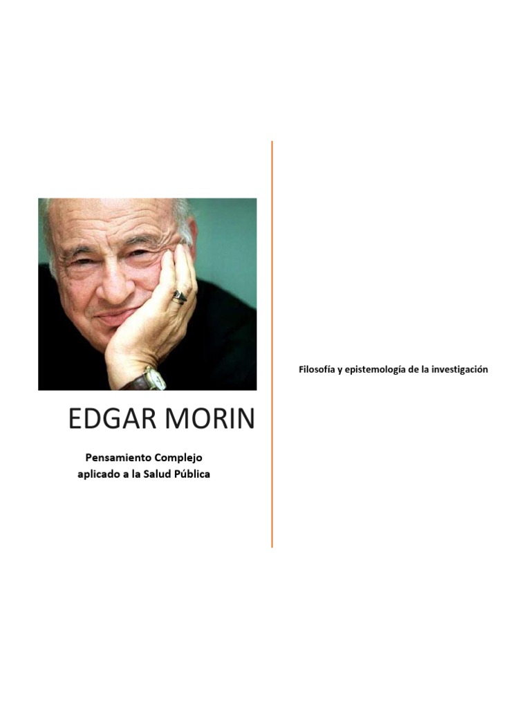 Edgar Morin | PDF | Complejidad | Conocimiento