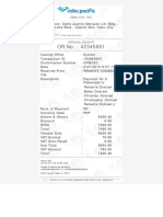 CEBU AIR Official Receipt Details | PDF