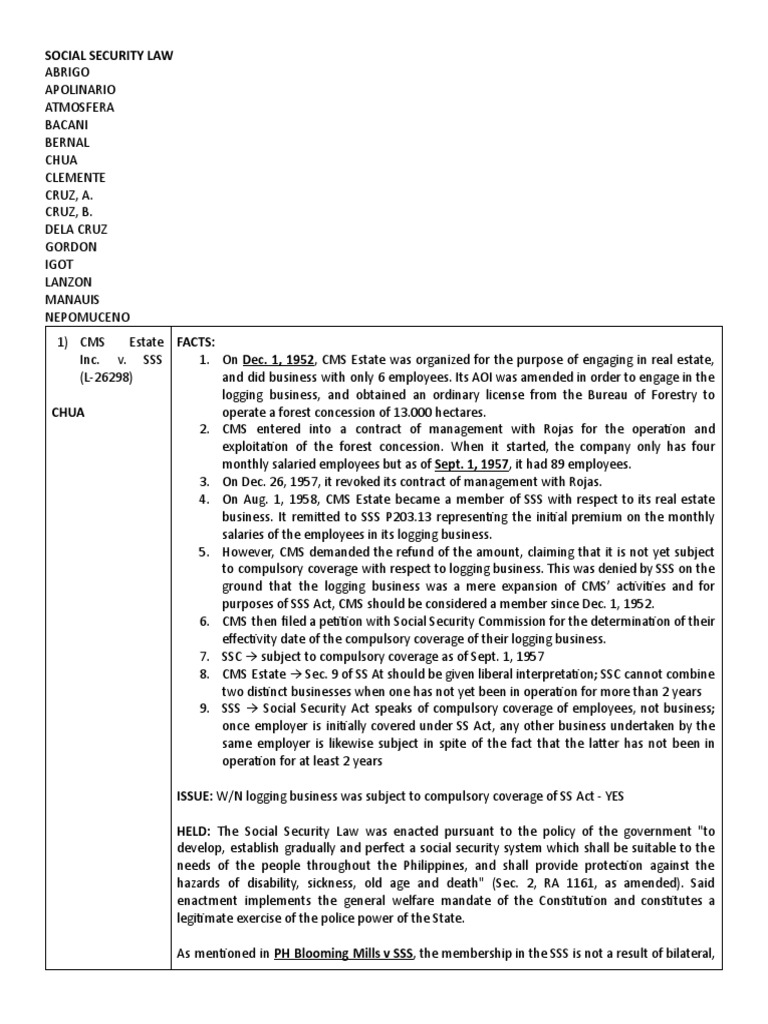SS Law | PDF | Social Security (United States) | Employment