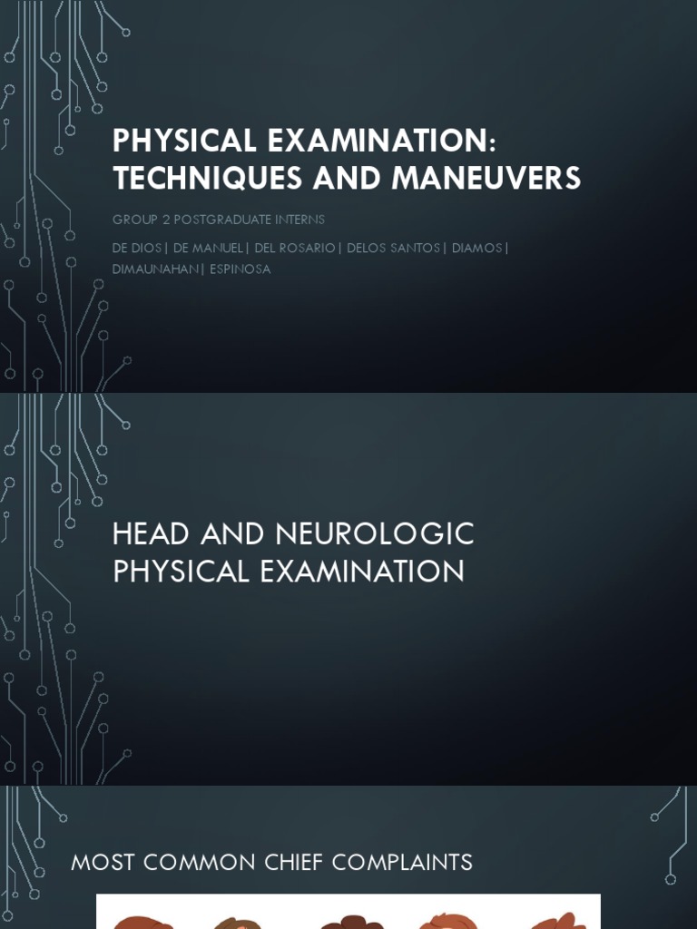 Physical Examination Techniques and Manuevers | PDF | Neck | Human Anatomy