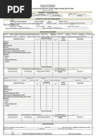 School Form 10 SF10 Learner's Permanent Academic Record For Junior High ...