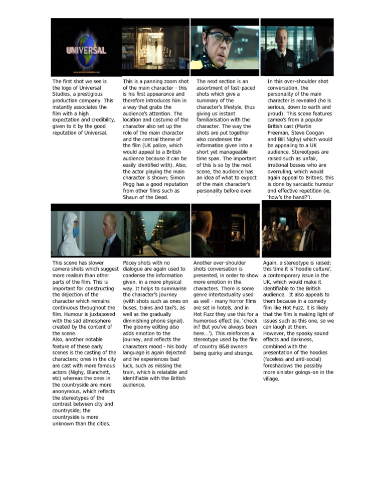 Hot Fuzz Storyboard | PDF | Humour | Leisure