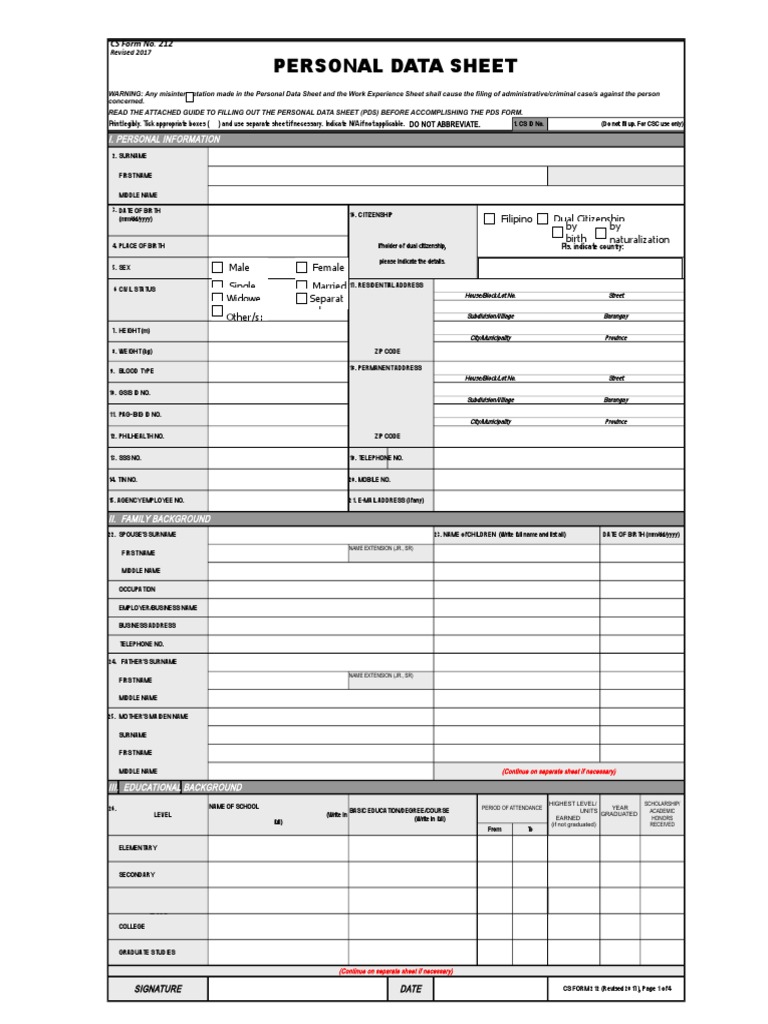 CS Form 212 Guide | PDF | Crime & Violence | Crime Thriller
