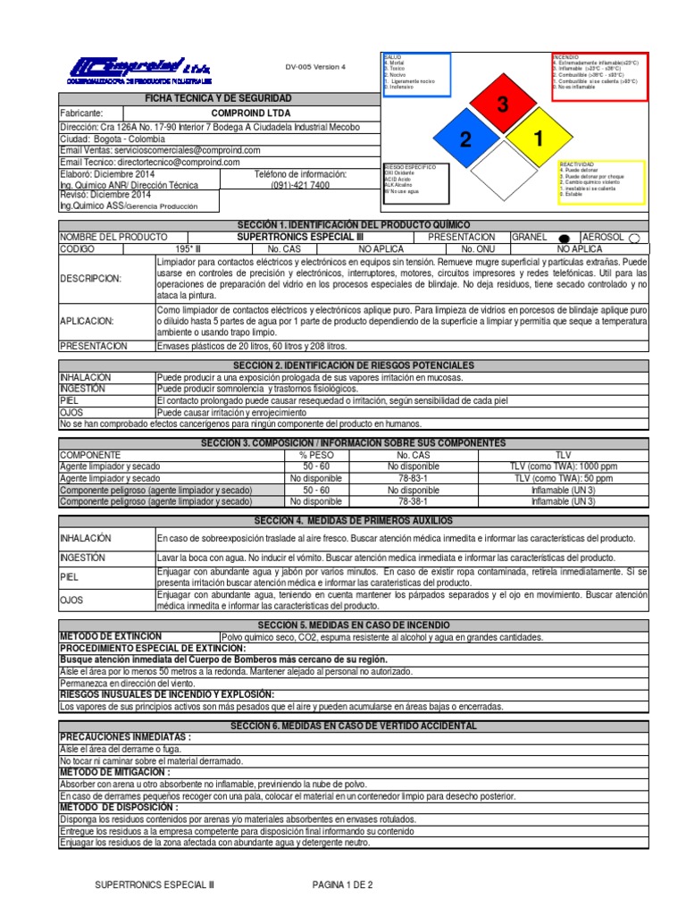 Limpiador Electrónico Supertronics III | PDF | Agua | Residuos