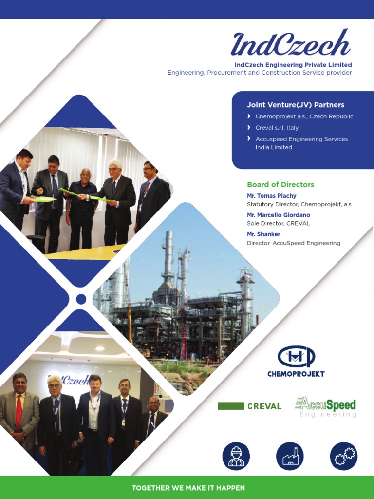 Indczech-Company Brochure Final | PDF | Joint Venture | Oil Refinery