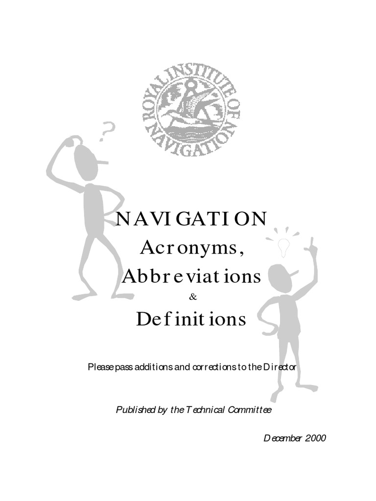 Navigation Acronyms and Definitions | PDF | Air Traffic Control ...
