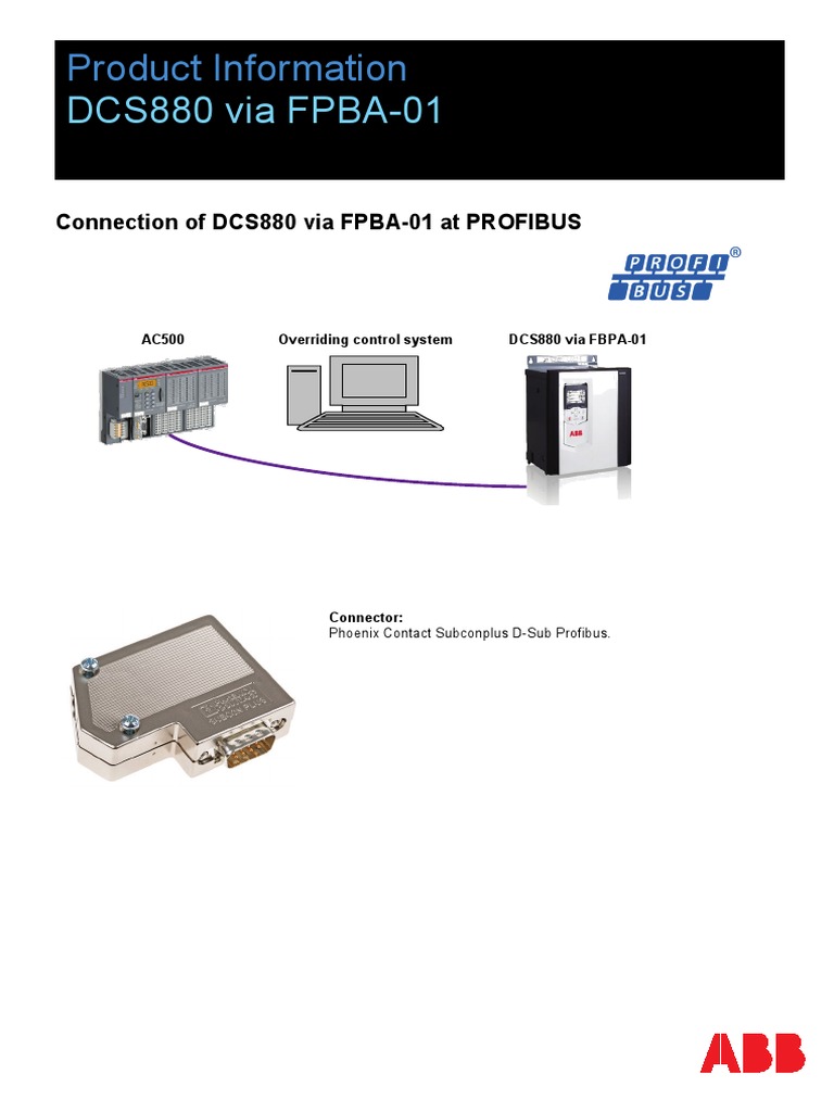 Dcs880 Profibus | PDF | Emulator | Programmable Logic Controller