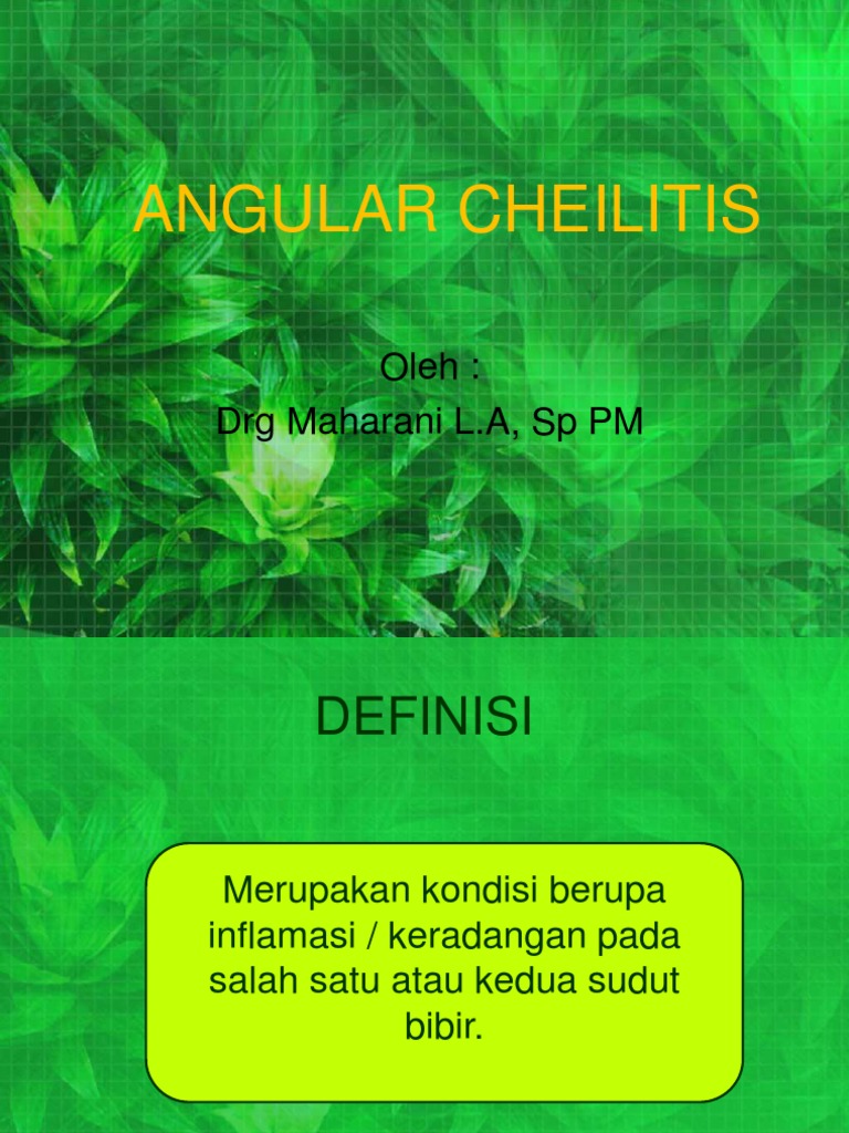 Angular Cheilitis | PDF