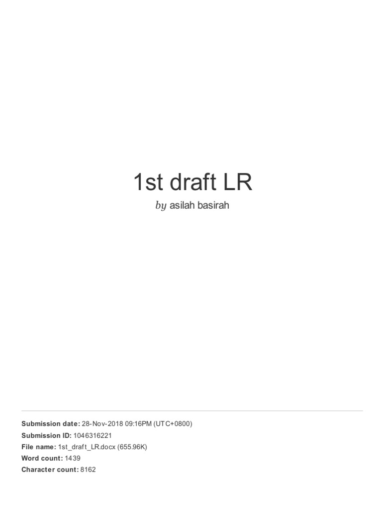 1st Draft LR | PDF | Gelatin | Fish